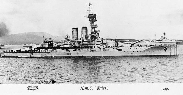 Battleship Reşadiye was renamed HMS Erin after Churchill seized her for ...