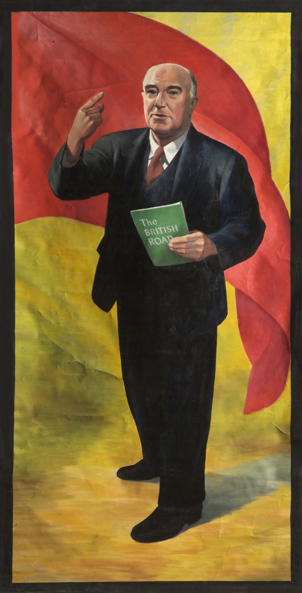 Painting of Harry Pollitt (1890 - 1960), painted c.1951 - Arming All Sides